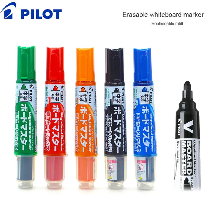 Pilot Color Whiteboard Marker Erasable Refillable Pen V Board Master ...