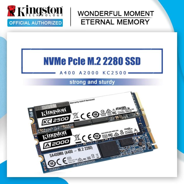 Kingston SSD NVMe PCIe M.2 2280 250G 500G 1TB Internal Solid State Drive 120G 240G 480G A400 ...
