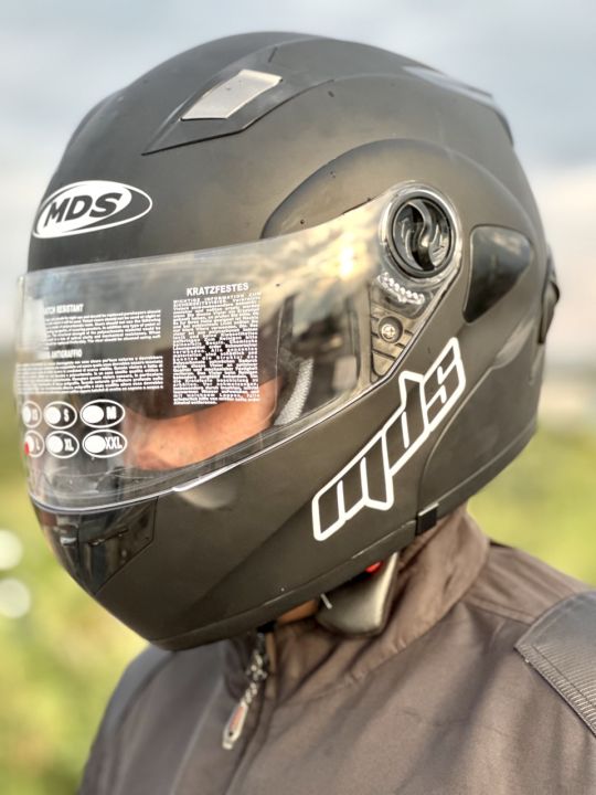 Helm Full Face Mds Modular Pro Rider Original Sni | Lazada Indonesia