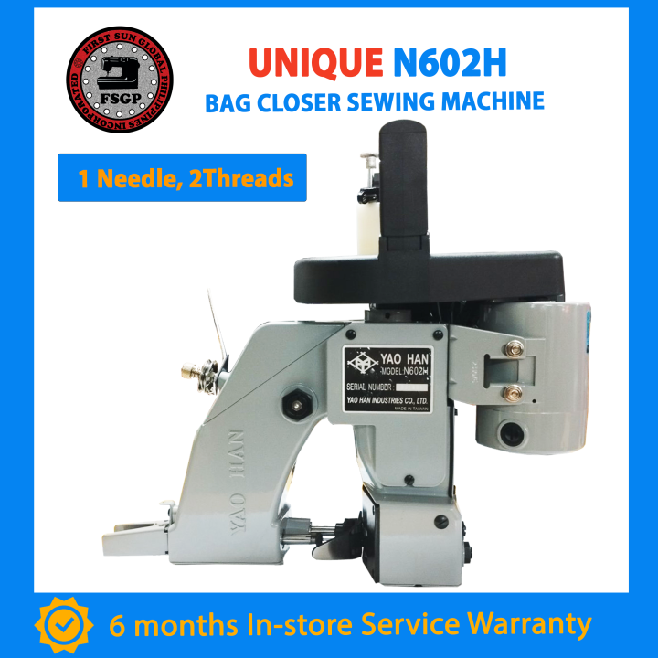 YAO HAN N602H Portable Bag Closer (SACK) Sewing Machine 1 - Needles , 2 ...