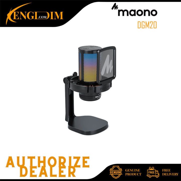 MAONO DGM20 GamerWave Condenser USB Gaming RGB Microphone | Lazada