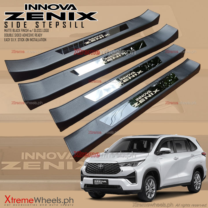Toyota Innova Zenix Q V Hybrid 2023-2025 4pcs Side Door Protector Step ...