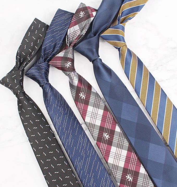 Mens Ties Black 6cm Width Necktie Clothing Accessories Suit Wedding ...
