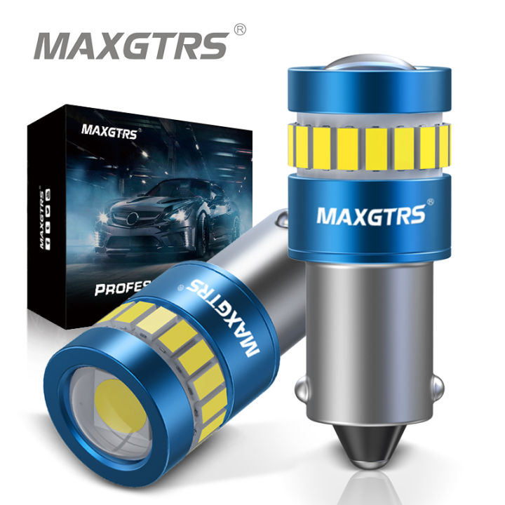 MAXGTRS 2x Car Auto BA9S Bax9s BAY9S Led T4W Wedge W5W 3030 Chip Led ...