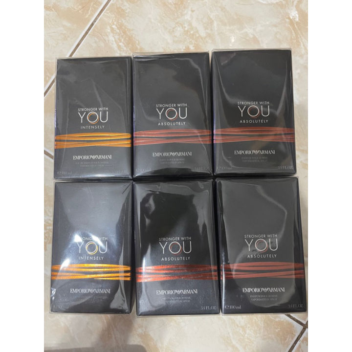 ORI Empório Armaní Stronger With You Absolutely / Intensely 100 ml ...