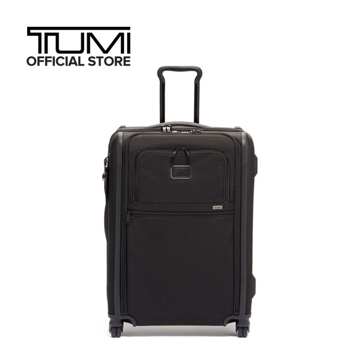 TUMI ALPHA SHORT TRIP EXPANDABLE 4 WHEELED PACKING CASE BLACK COLOUR ...