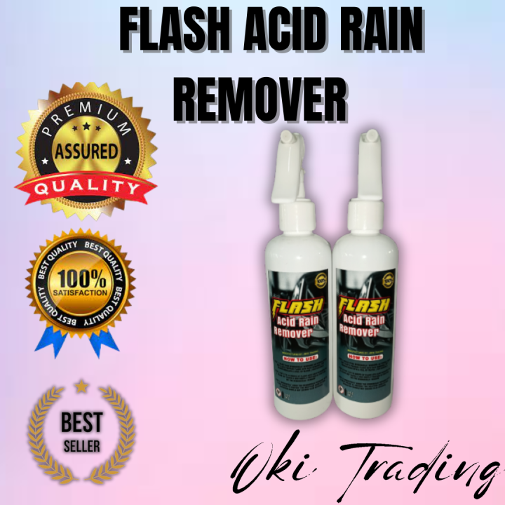Best Seller ORIGINAL FLASH ACID RAIN REMOVER SPRAY | NEW PACKAGING ...