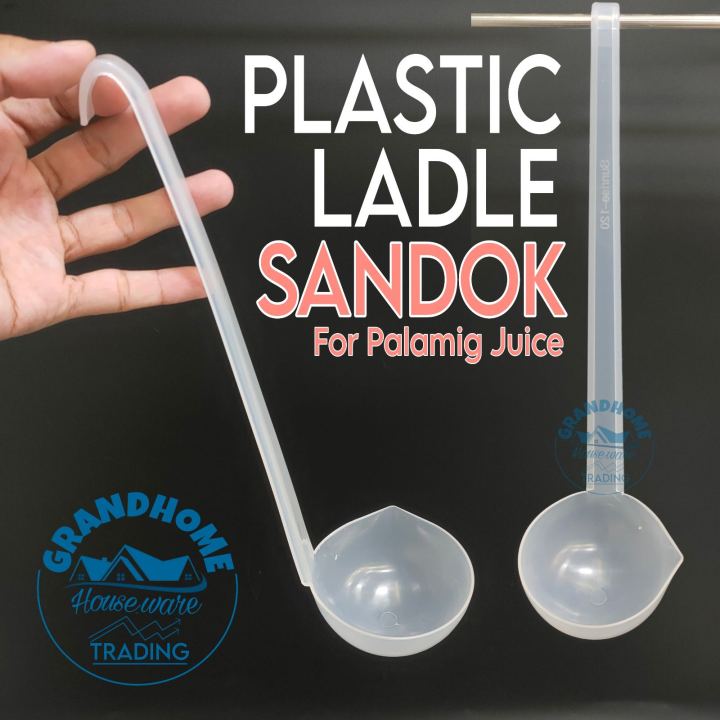 PLASTIC LADLE SANDOK SOUP SPOON LADLE PLASTIC SANDOK FOR SOUP AND ...