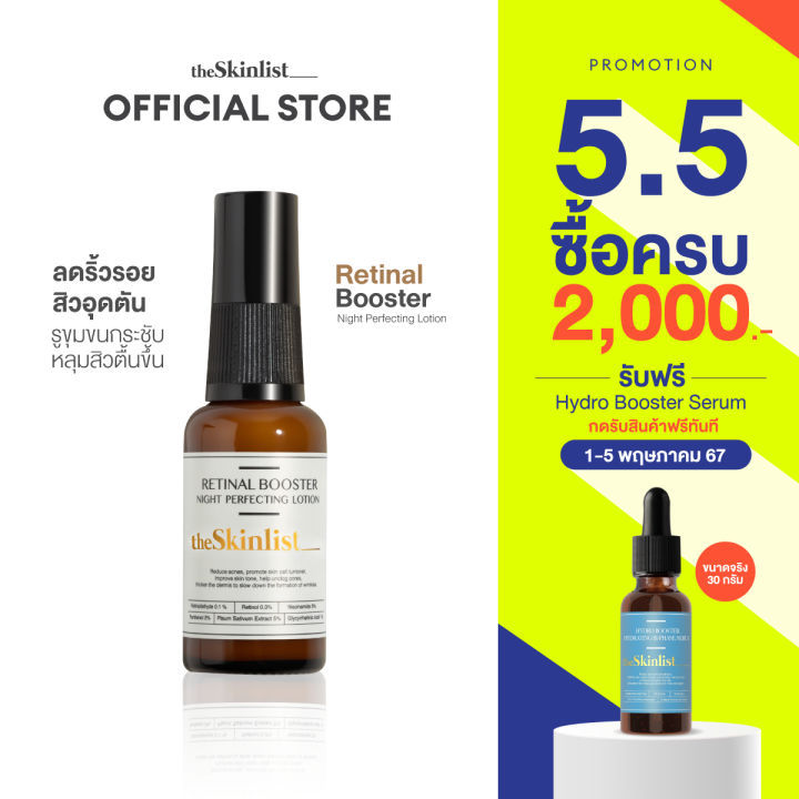 The Skinlist Retinal Booster Night Perfecting Lotion ( Retinaldehyde ...