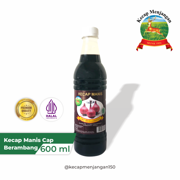Kecap Manis Cap Berambang 600 ml | Lazada Indonesia