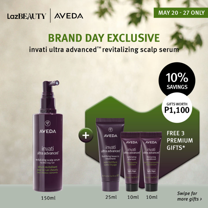 (May 20-27 Exclusive - 10% off Savings) Aveda Invati Ultra Advanced™ Revitalizing Scalp Serum ...