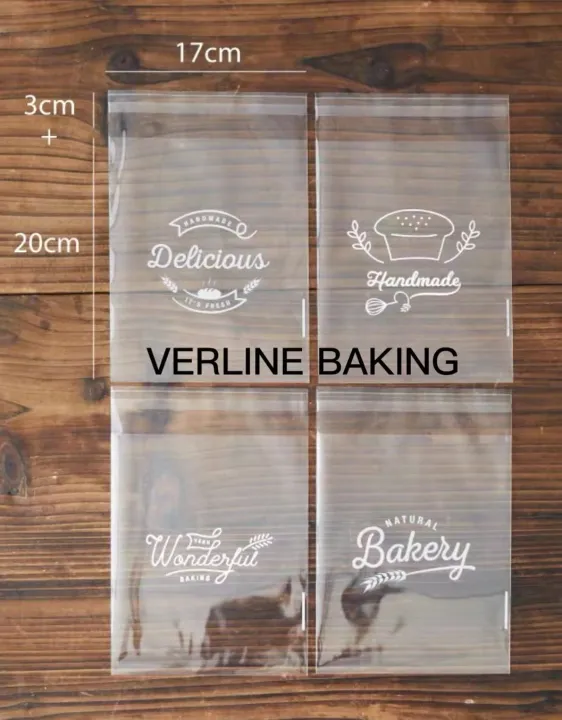 PLASTIK KEMASAN KUE ROTI PACKAGING ROTI TAWAR UKURAN 17X20+3 CM ...