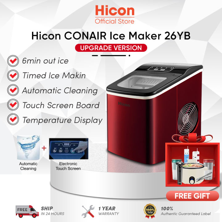 Hicon Ice Maker Machine 26YB Upgrade Version Electric Automatic ...