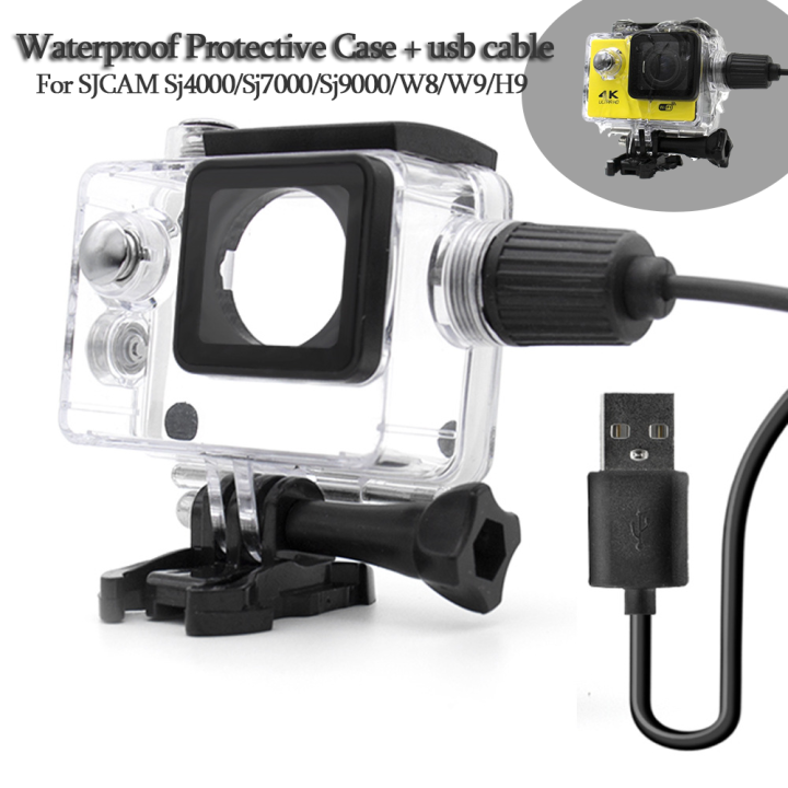SJCAM Sj4000 Sj7000 Sj9000 W8 W9 H9 sport camera Waterproof Case with ...