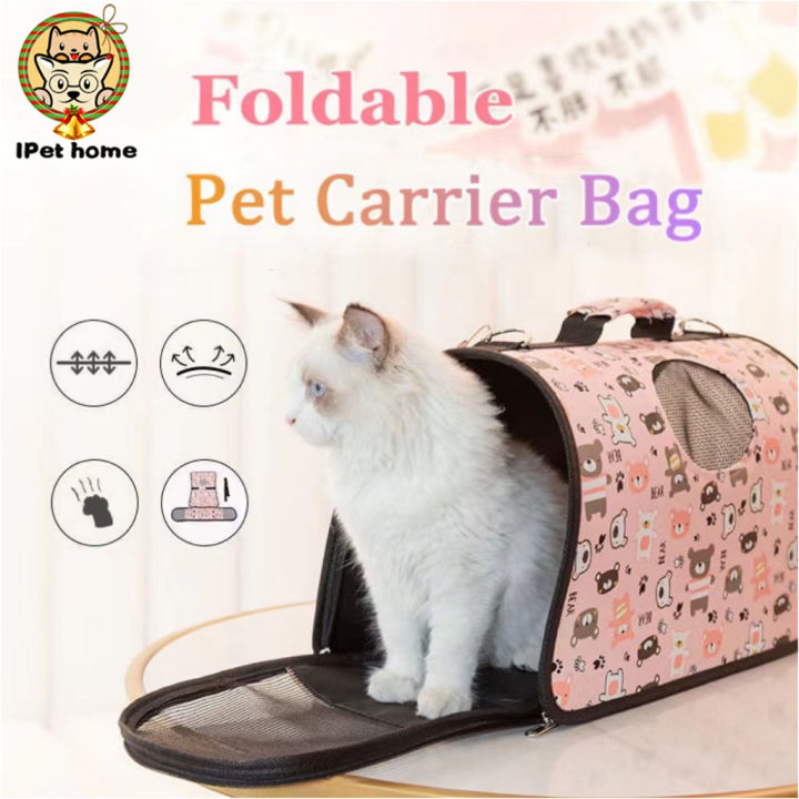 Pet Carrier travel bag Dog Carrier Cat bag courier Puppy Folding Travel ... Pet Carrier travel bag Dog Carrier Cat bag courier Puppy Folding Travel ...