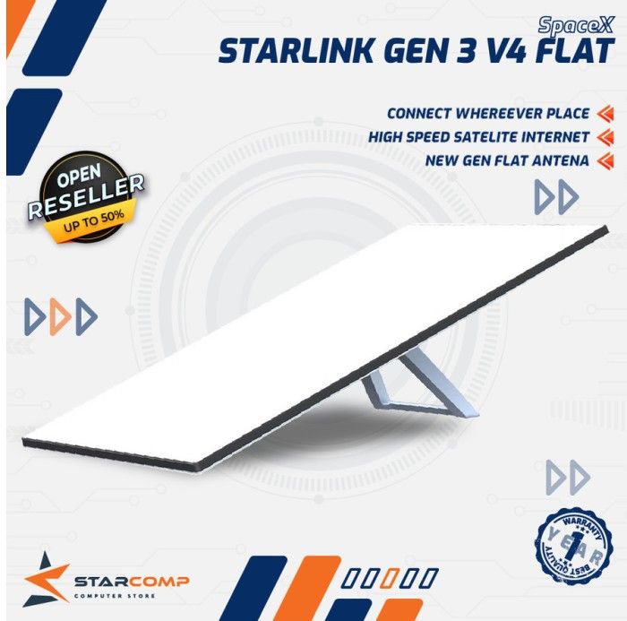 Starlink V4 Gen 3 Satelite Kit Antena Wi-Fi 6 Router | Lazada Indonesia