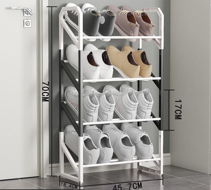 3/4/5 Tiers Shoe Cabinet Simple Dustproof Shoe Rack Multifunctional ...