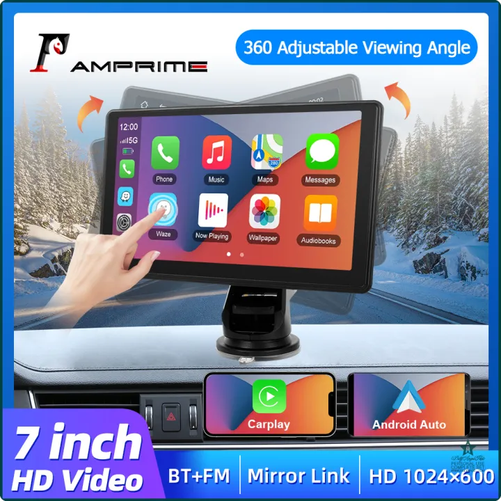 [op008] 7-inch Car Monitor Wireless Carplay MP5 Portable Smart Player ...