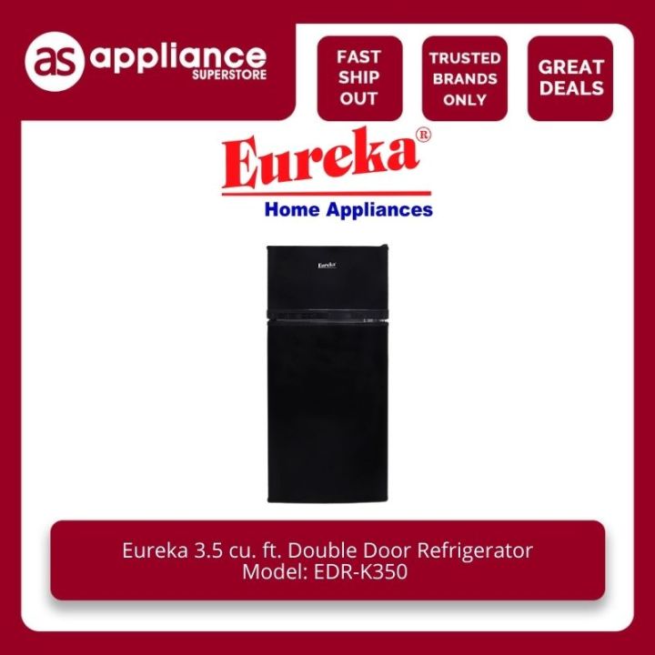 Eureka 3.5 cu. ft. Double Door Refrigerator EDR-K350 | Lazada PH
