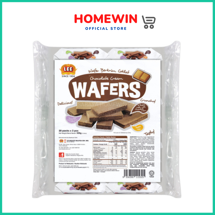 Lee Biscuits Chocolate Cream Wafers (26g x 20 Packs) | Lazada