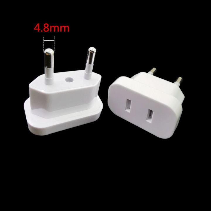 US China To European EU Travel Adapter With Safety Shutter, Convert 2 ...