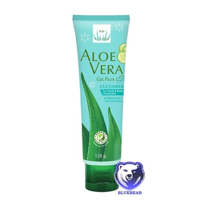 Vitara Aloe Vera Cool Gel Plus Cucumber 120 g ( 1 หลอด) ไวทาร่า อโล เว ...