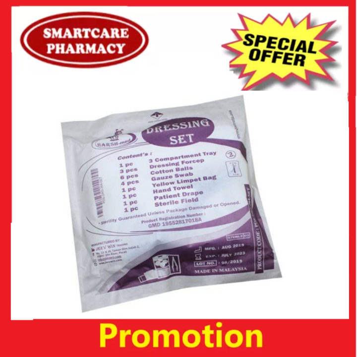 [EXP:JULY 2025] Harsh-Med Sterile Dressing Set (1 Unit) | Lazada