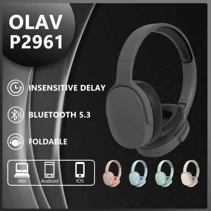 OLAV P2961 Bluetooth Headphones Wireless Headphone HIFI Stereo Headset ...