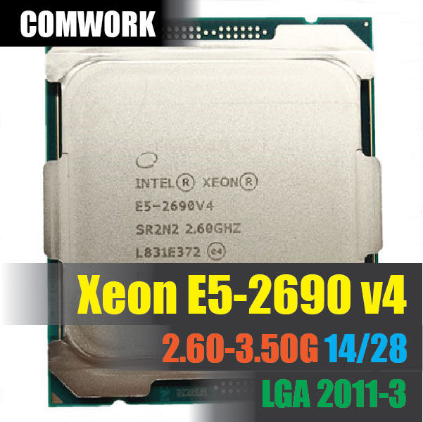 ซีพียู Intel XEON E5 2690 V4 LGA 2011-3 CPU PROCESSOR X99 C612 WORKSTATION SERVER DELL HP ...
