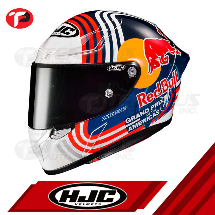 HJC RPHA 1 Red Bull Austin GP Helmet | Lazada PH