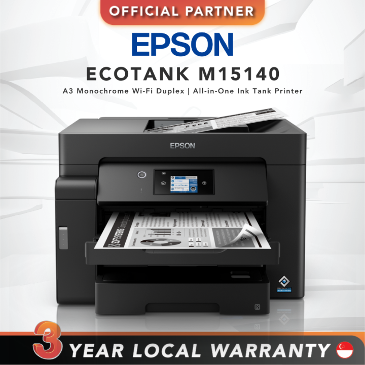 Epson ECOTANK M15140 | A3 Monochrome Wi-Fi Duplex | All-in-One Ink Tank ...