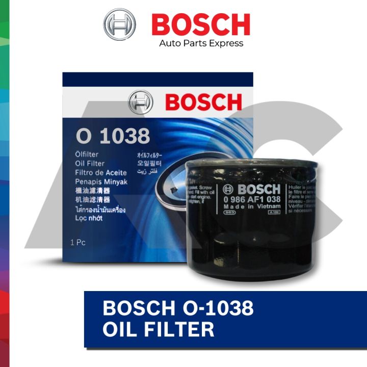 BOSCH OIL FILTER O1038 ((C-303/MD031805) FOR MITSUBISHI L300 (GAS ...