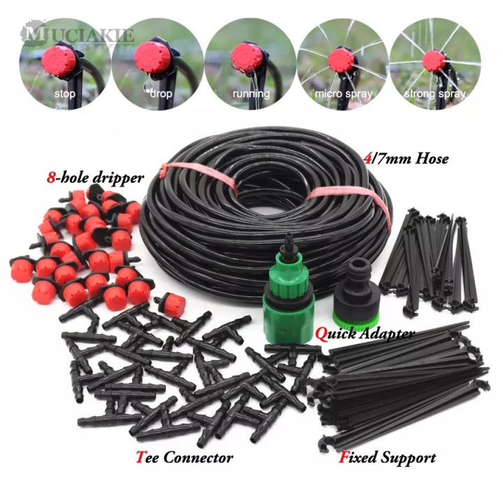Automatic Misting Watering kit Garden Pouring Drip Irrigation System 4/ ...