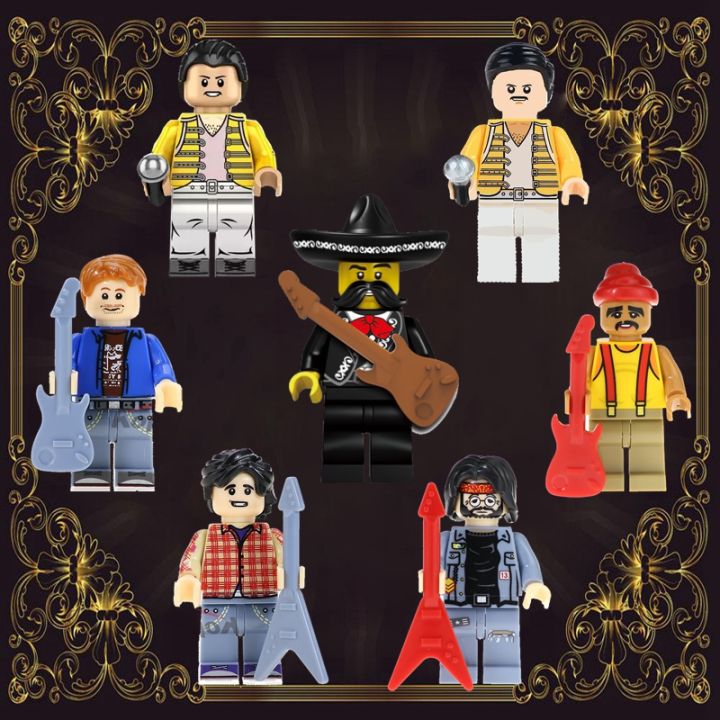 Freddie Mercury Hatsune Miku Music Celebrities TV Movie Minifigures ...