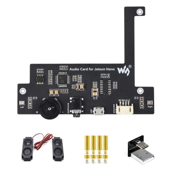 Waveshare for Jetson Nano USB Audio Codec Module Recording Headphone ...