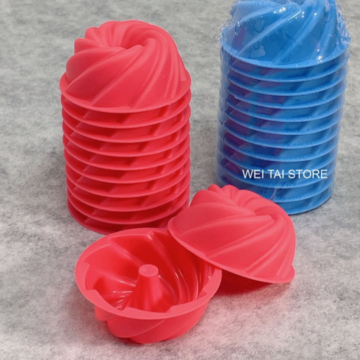 12pcs Acuan Kaswi Mini Twister Mould Plastic Mold Kuih Mold Acuan ...