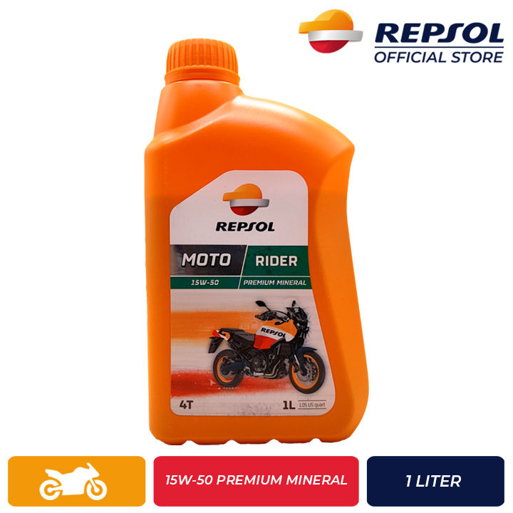 Repsol Moto Rider 4T 15W50 1L | Lazada PH