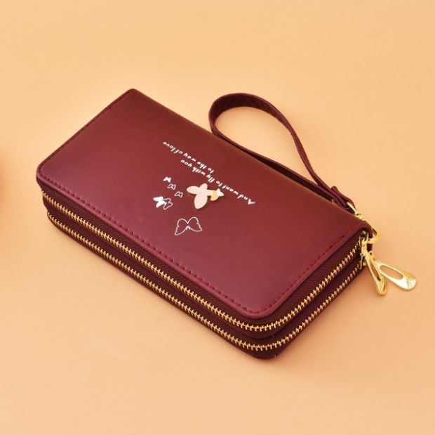 Ready Stock Double Zip Women Purses Long Purse | Lazada