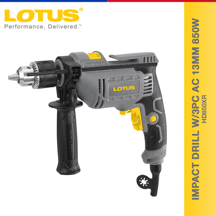 Lotus Impact Drill W/3PC AC 13MM 850W HD850XR - Power Tools | Lazada PH