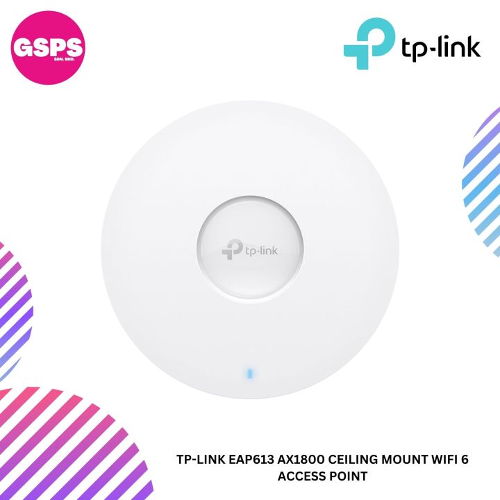 TP-LINK EAP613 AX1800 Ceiling Mount WiFi 6 Access Point | Lazada