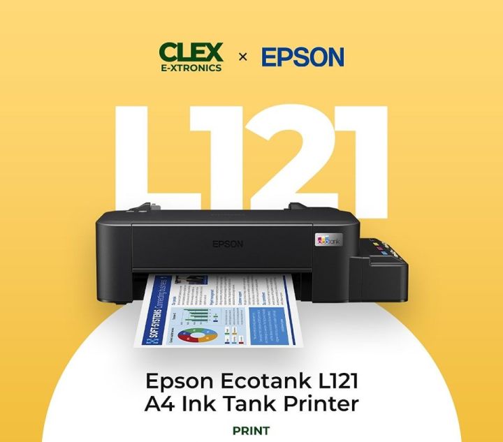 EPSON ECOTANK L121 A4 INK TANK PRINTER | Lazada PH