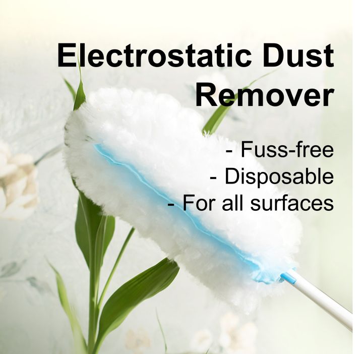 Disposable magic duster with handle refill electrostatic dust removal ...