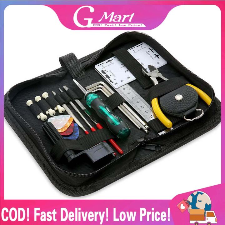 Guitar Cleaning Maintenance Tool Set String Changing Tool Tuning Wrench ...
