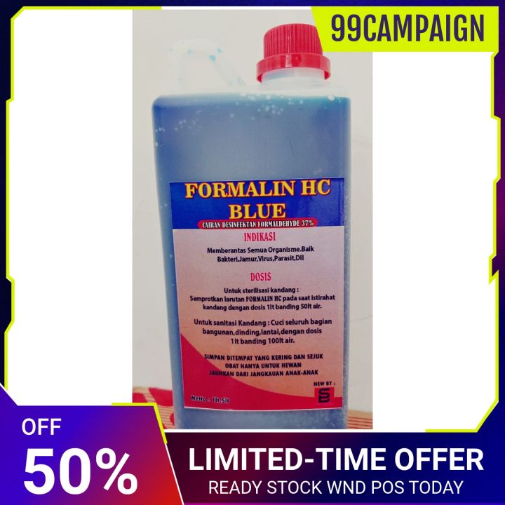 FORMAC ACT 5 LITER BIRU HC BLUE DESINFEKTAN KANDANG | Lazada Indonesia