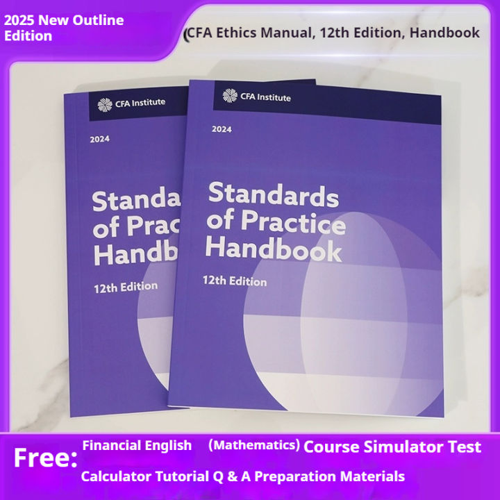 2025 CFA Level 1, Level 2, and Level 3 Ethics Handbook Handbook (12th edition) in conjunction ...