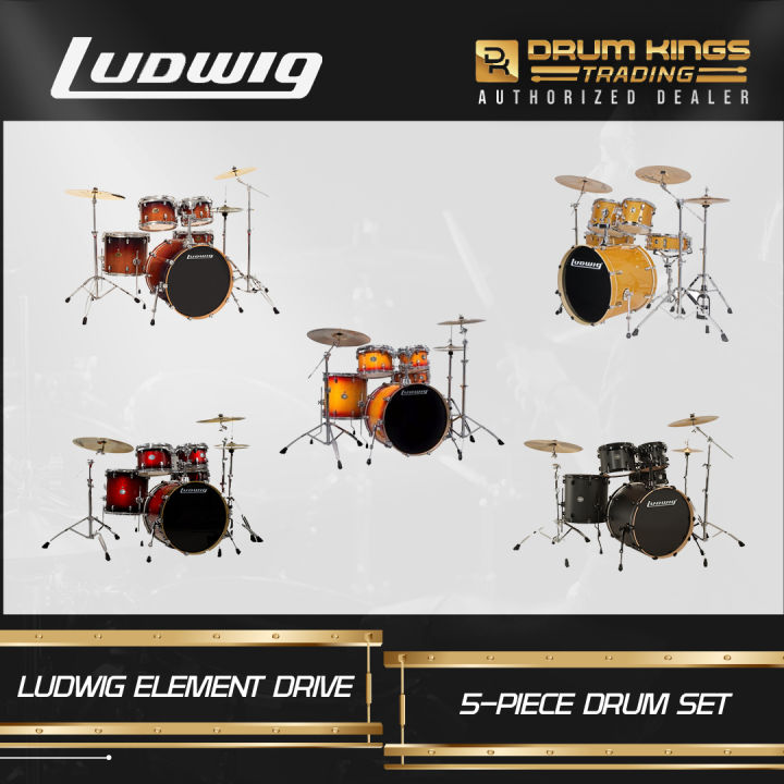 Ludwig Element Drive 5-Piece Drum Kit | Lazada PH