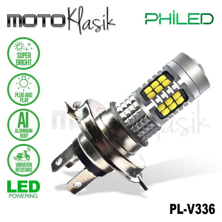 PHILED HEADLIGHT LED BULB H4 / T19 / STX / UNIVERSAL FOG LIGHT HIGH-LOW BEAM (PL-V336 / PL-V316 ...