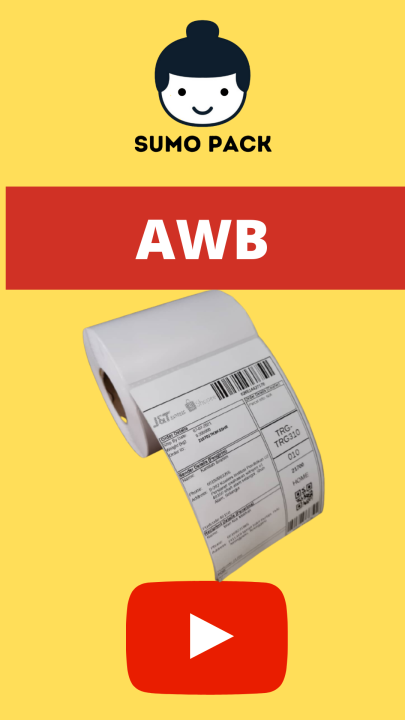 SUMOPACK 350pcs A6 Air Waybill Thermal Paper Shipping Label Consignment ...