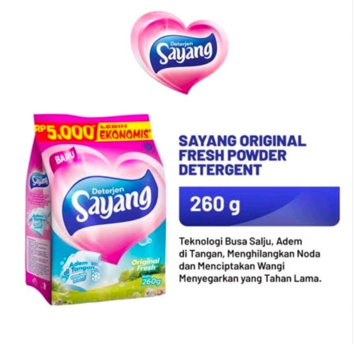 promo 3 pcs sabun detergen sayang 220 gram | Lazada Indonesia