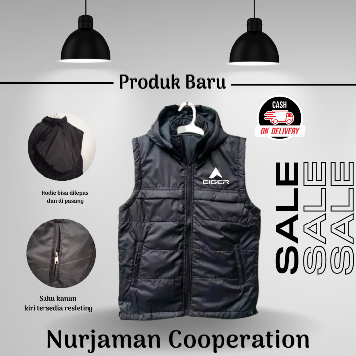 Rompi Parasut keren Eiger / peindung dada outdoor / penutup dad santai ...